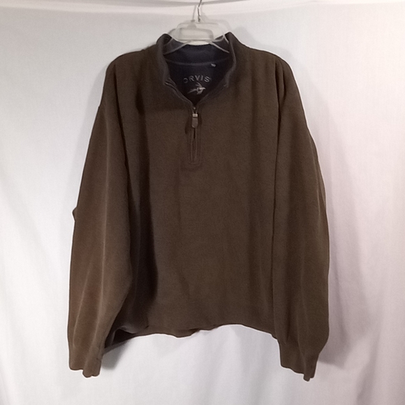Orvis | Sweaters | Orvis Mens Green Quarter Zip Pullover Sweater Size ...